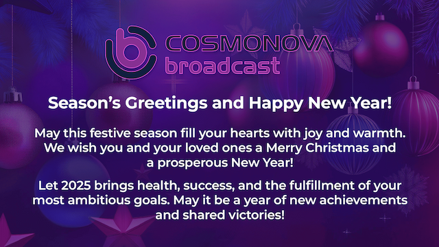 Cosmonova Broadcast - Reliable provider of innovations in the field of ...